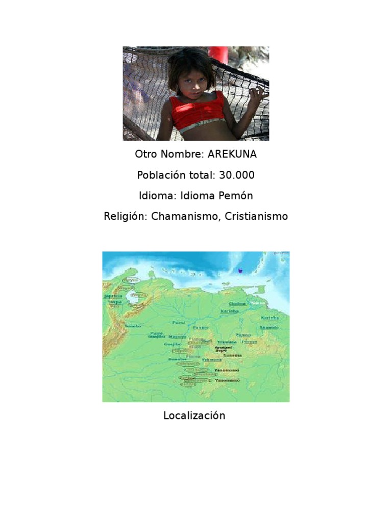 Etnia Pemón: Cultura y Ubicación | PDF | Gente indígena | Dialecto