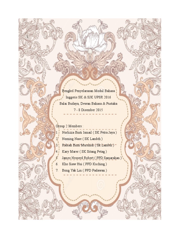 Group 2 Members | PDF