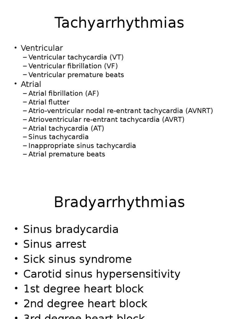 Tachyarrhythmia S | PDF | Cardiac Arrhythmia | Heart