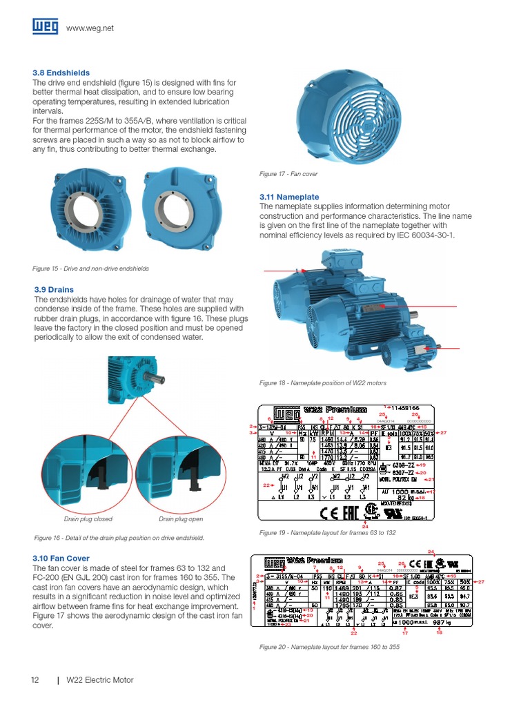 Name Plate WEG-w22 | PDF
