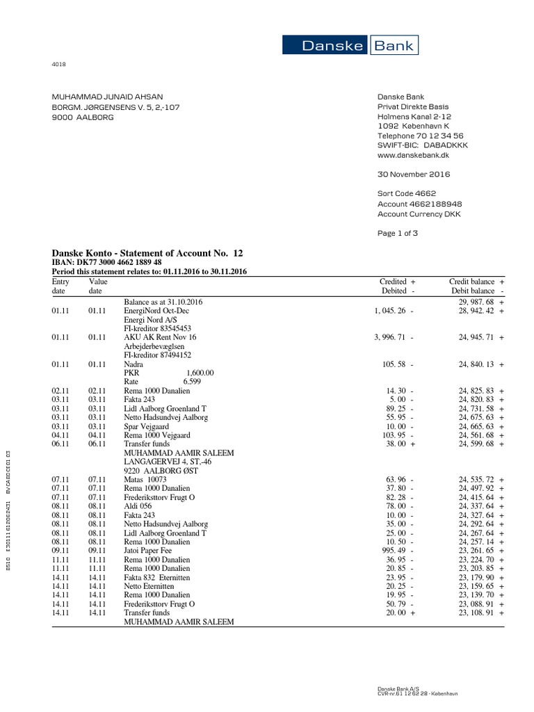 Document PDF | PDF | Debits And Credits | Interest