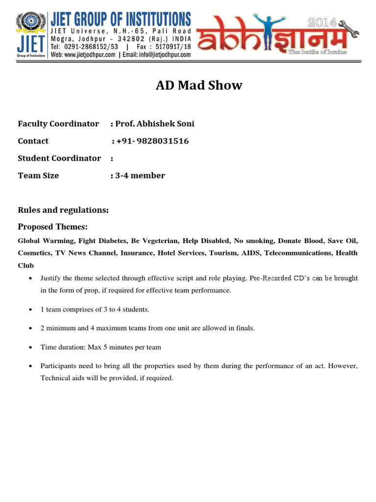 AD Mad Show | PDF