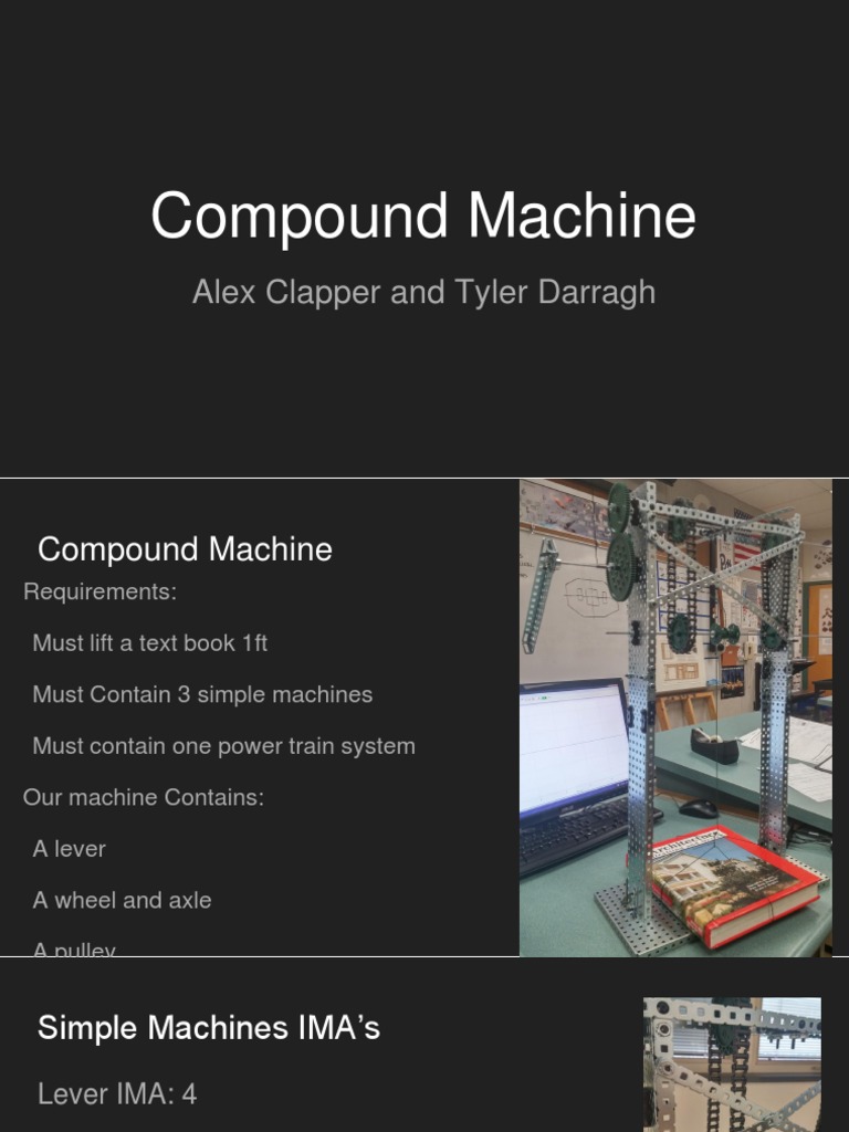 Compound Machine Design Project | PDF | Machines | Tools
