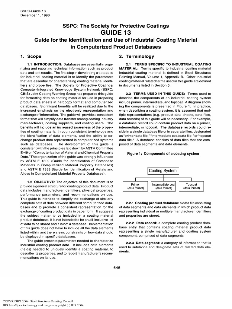 SSPC Guide 13 | PDF