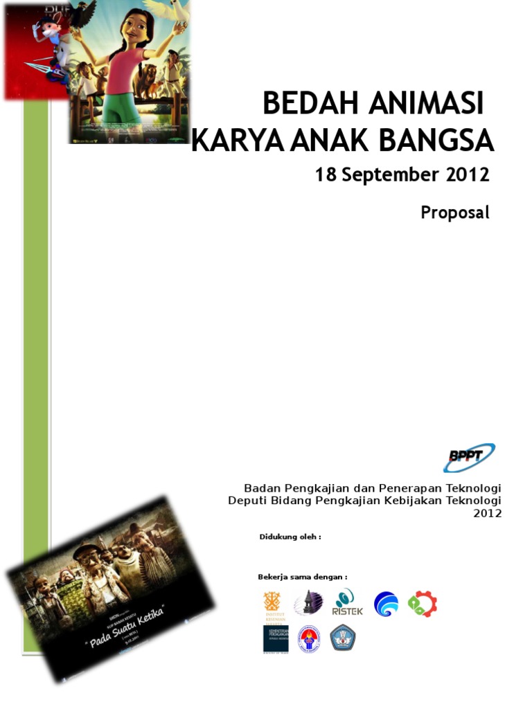 Draft Proposal Bedah ANimasi | PDF