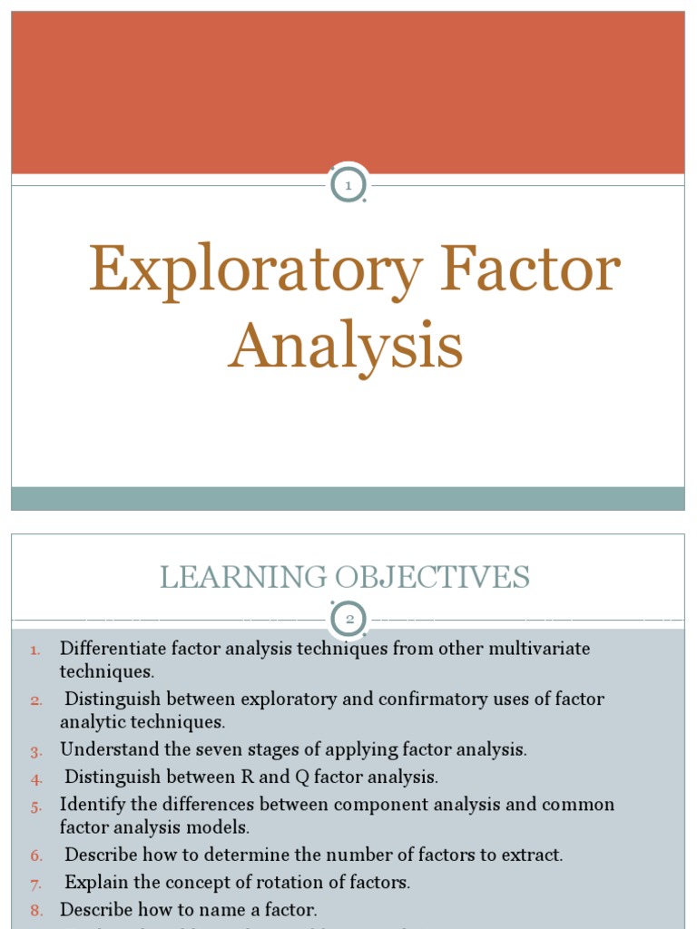 Factor Analysis | PDF | Factor Analysis | Correlation And Dependence
