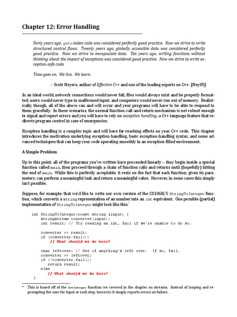 C Error Handling C Pointer Computer Programming 8091
