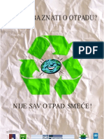 VRSTE I KLASIFIKACIJA OTPADA Sa Prezentacije | PDF