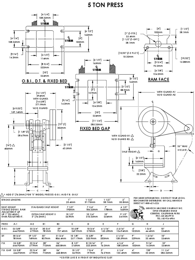 5 Ton Spec Sheet | PDF