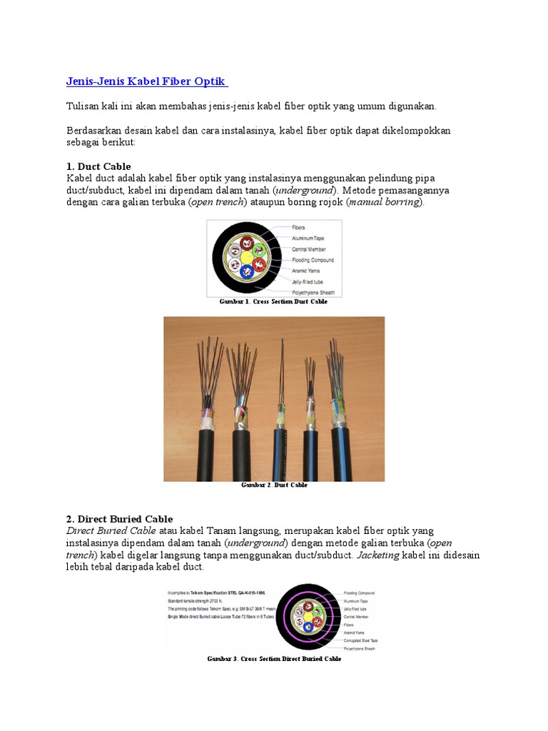 Jenis Jenis Cable Listrik | PDF