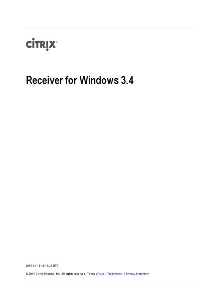En - Receiver Windows 34.receiver Windows 34 Wrapper | PDF | Windows ...
