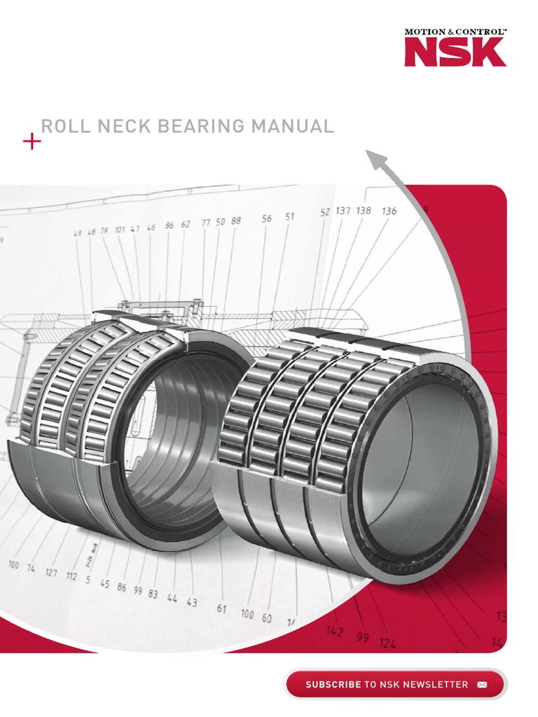NSK Rollneck Bearing Manual | PDF | Bearing (Mechanical) | Nut (Hardware)