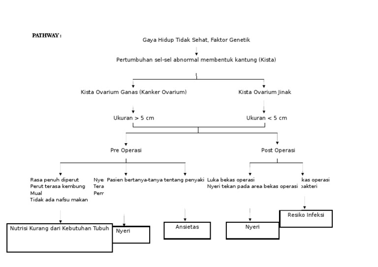 PATHWAY Kista Ovarium | PDF | Kesehatan Holistik