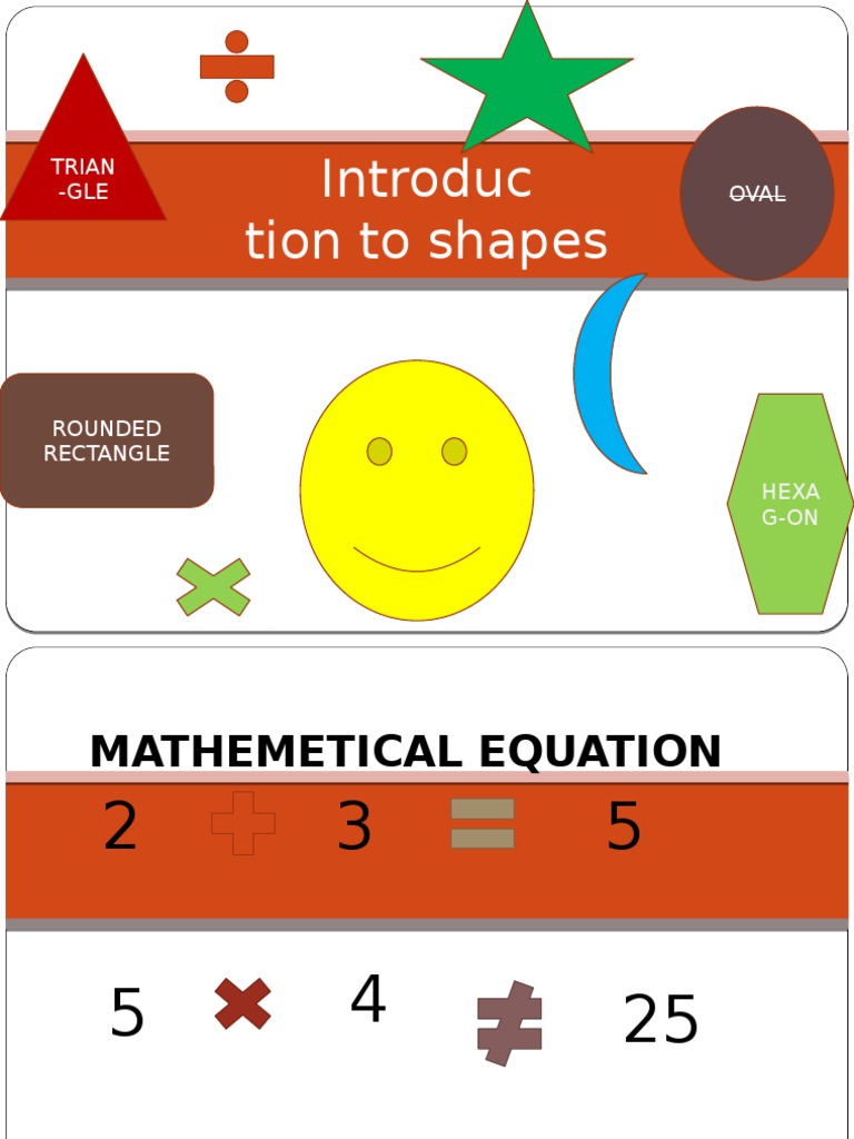 Introduction to Basic Shapes and Equations | PDF