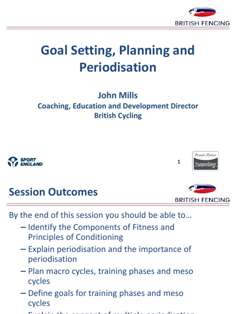 Goal Setting, Planning and Periodisation | PDF | Goal Setting ...
