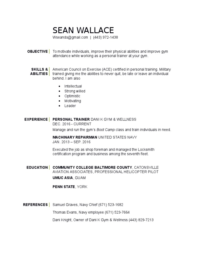 Sean Resume | PDF | Career & Growth