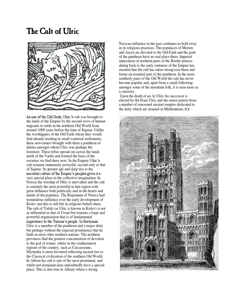 Ulric 1. Intro | PDF | Priest | Religion And Belief