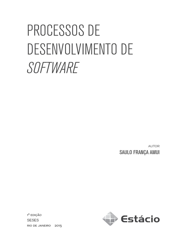 Processo de Desenvolvimento de Software | PDF | Engenharia de Software | Programas