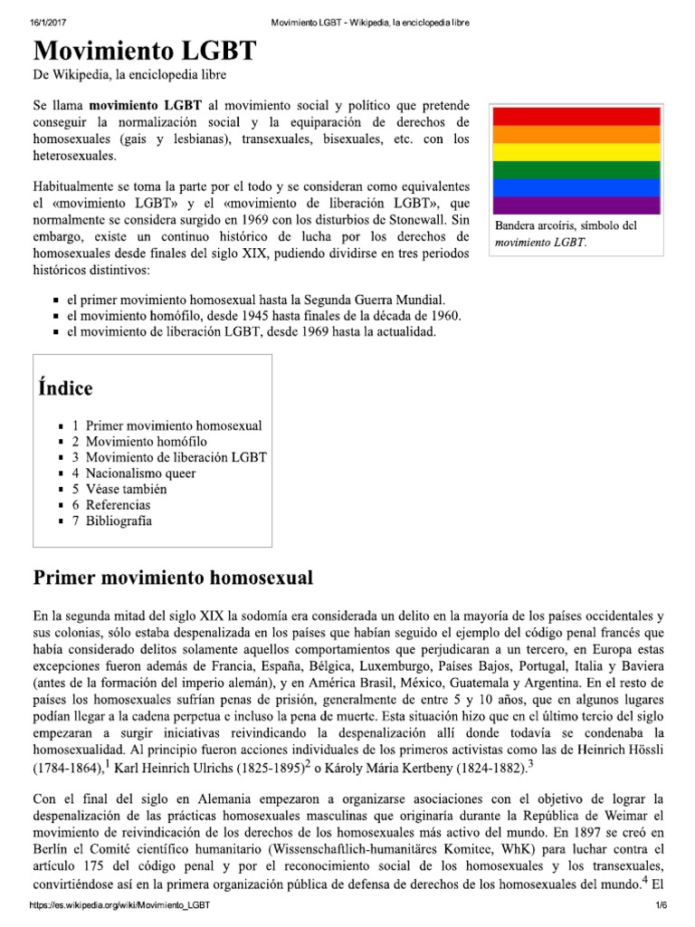 Movimiento LGBT | PDF