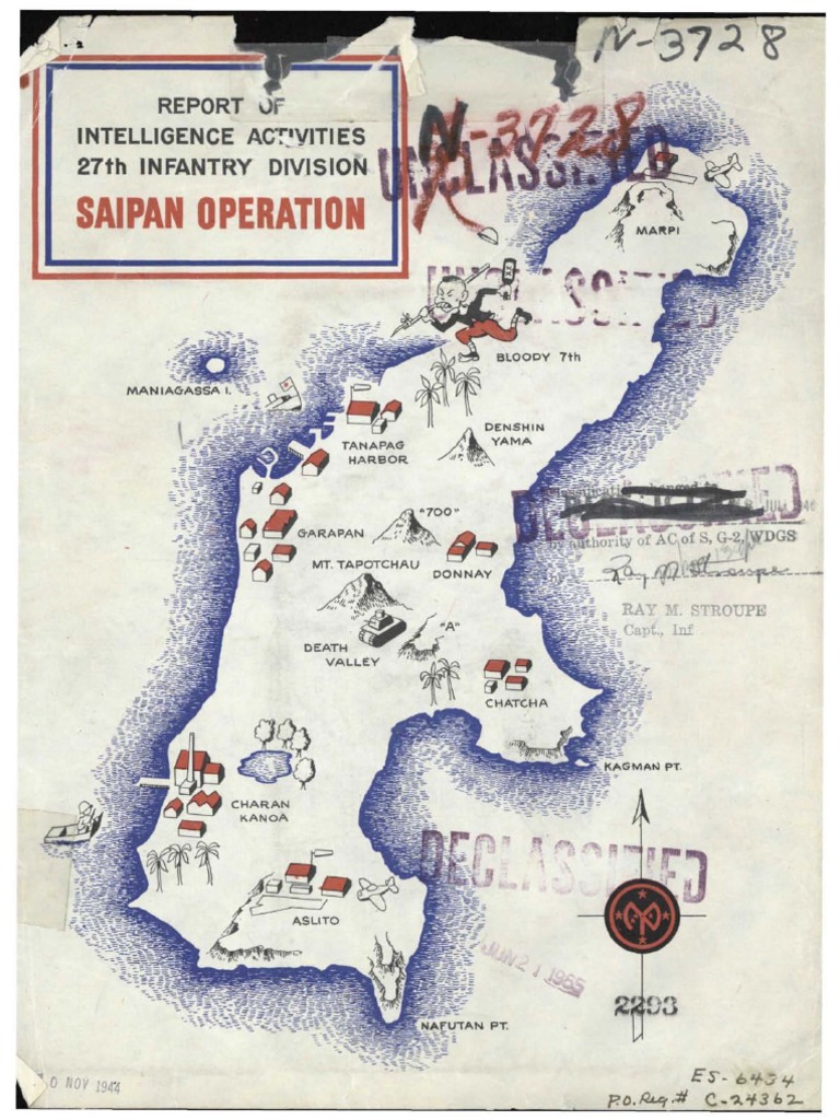 WWII 27th Infantry Division | PDF | Staff (Military) | Reconnaissance