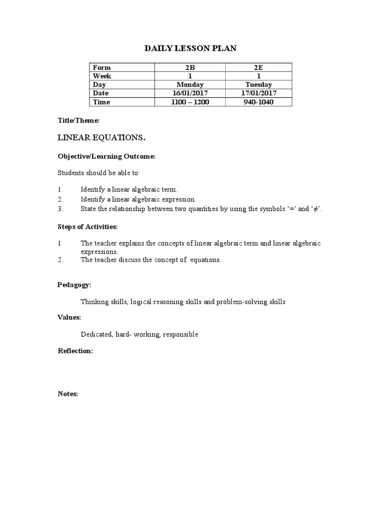 Exploring Linear Equations: A Series of Lessons on Identifying, Solving ...