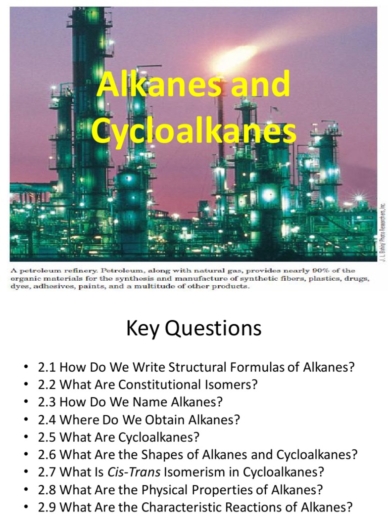 Understanding Cycloalkanes and Isomers | PDF | Alkane | Isomer