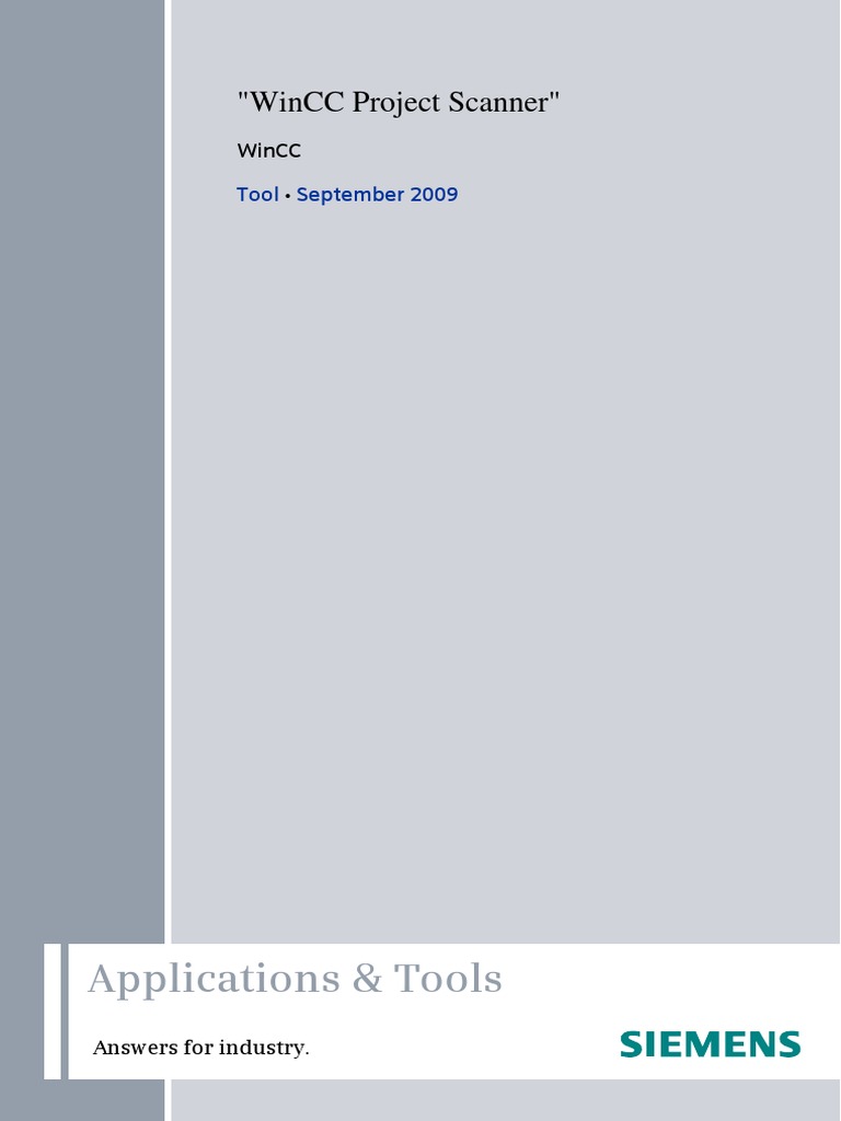 Description Wincc Project Scanner en | PDF | Installation (Computer ...