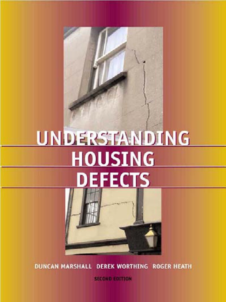 Book Understanding Housing Defects Second Edition PDF | PDF