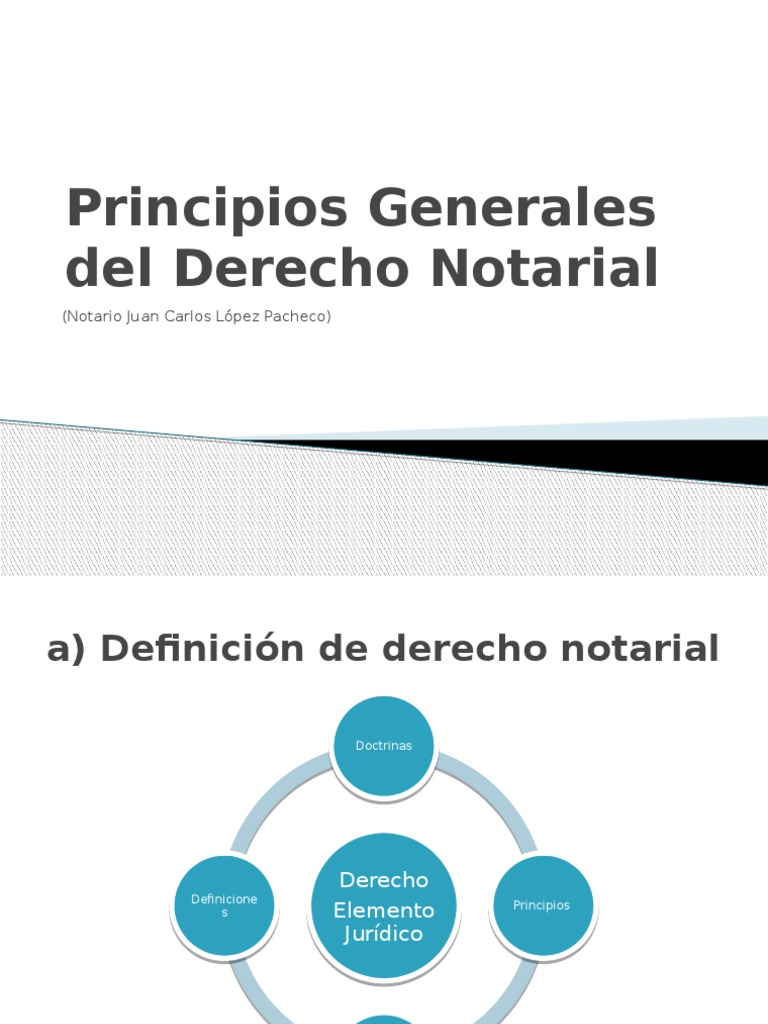 Principios Generales Del Derecho Notarial | Conceptos legales ... Principios Generales Del Derecho Notarial | Conceptos legales ...