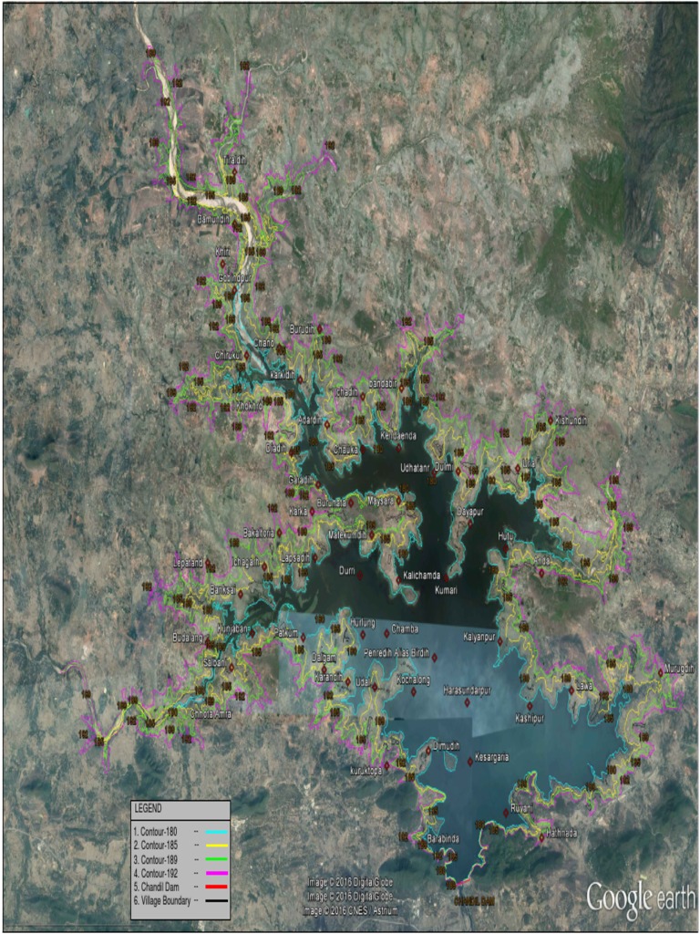 Contour Maps & Chandil Dam | PDF | Technology & Engineering