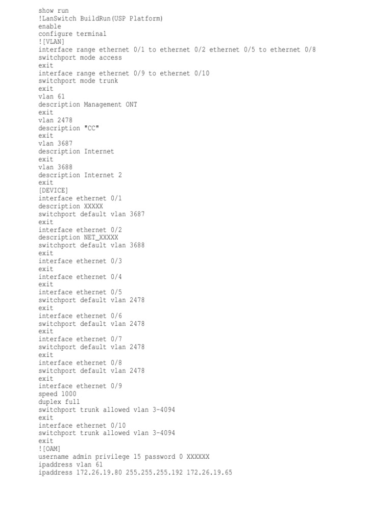 Fiberhome Switch Config | PDF | Networking Standards | Telecommunications Standards