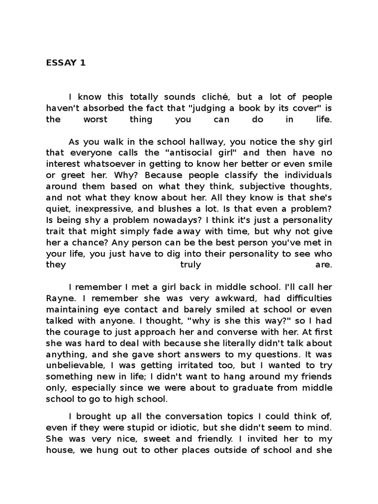 Don't Judge A Book by It's Cover | PDF