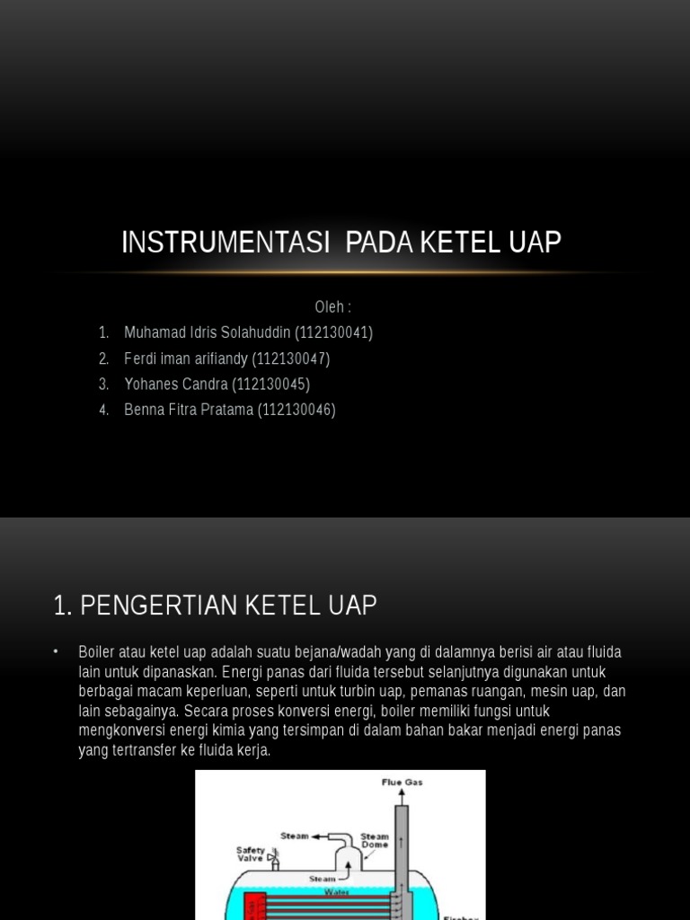Instrumentasi Pada Ketel Uap | PDF