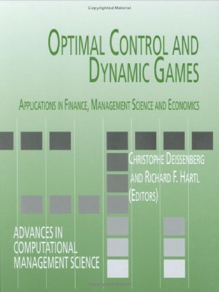 Optimal Control and Dynamic Games PDF | PDF | Option (Finance ...