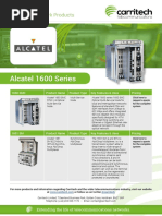Alcatel-Lucent 1646 Multiplexer Overview | PDF | Internet Protocols ...