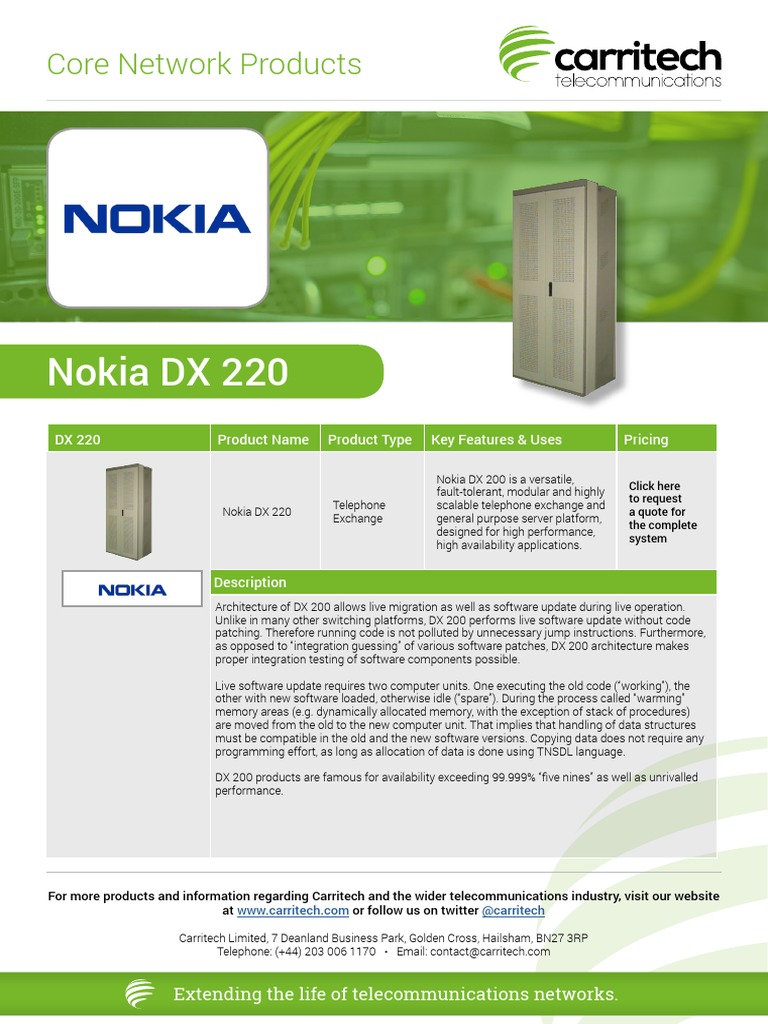 Nokia DX - Carritech Telecommunications | PDF | Business