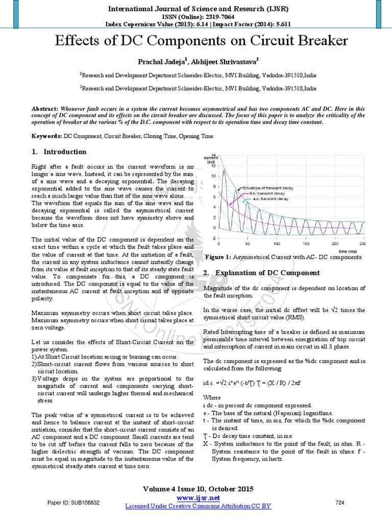 DC Component | PDF | Electric Current | Electromagnetism