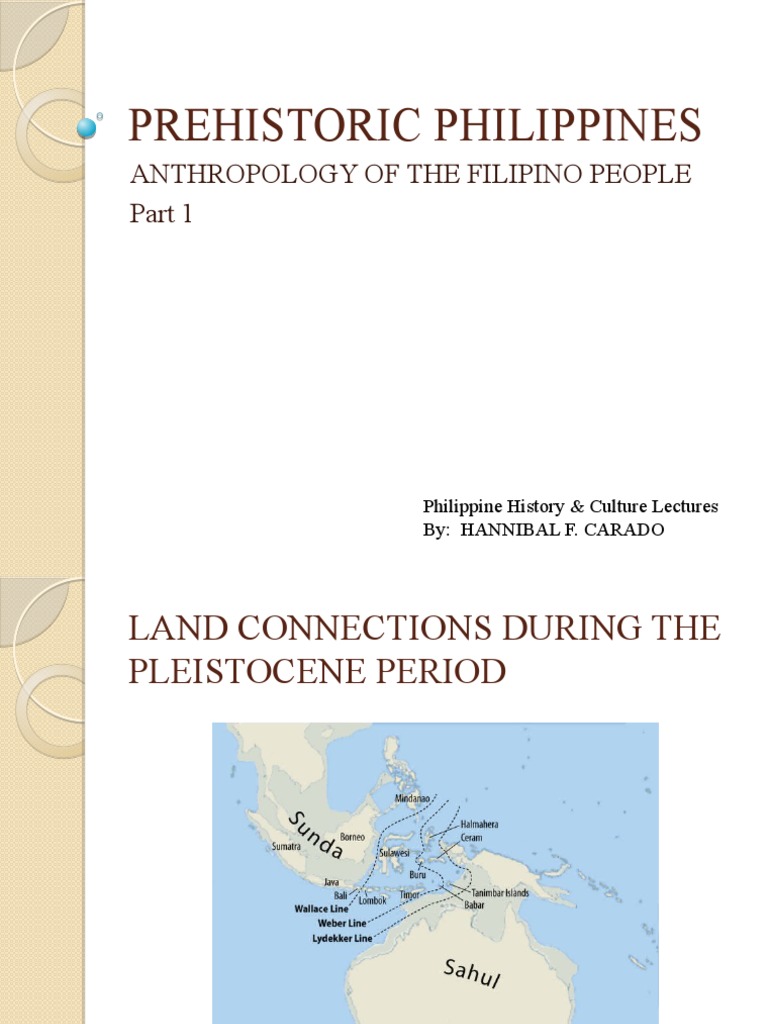 Prehistoric Philippines: Anthropology of The Filipino People | PDF ...