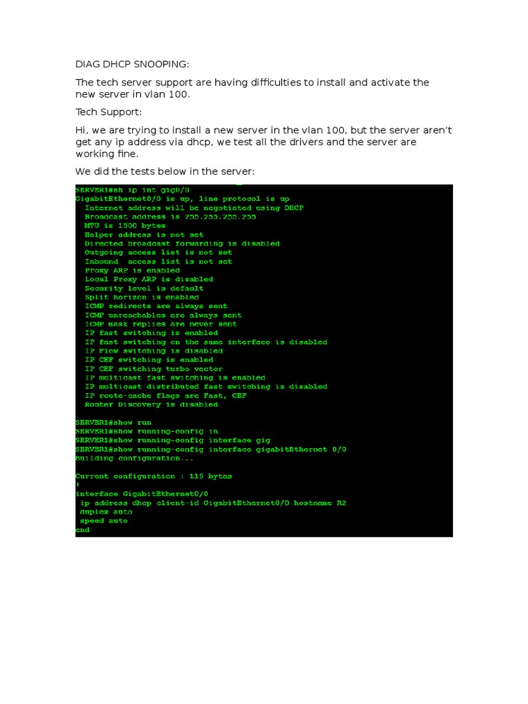 Diag - DHCP Snoop - TCL Scripting | PDF | Transmission Control Protocol ...