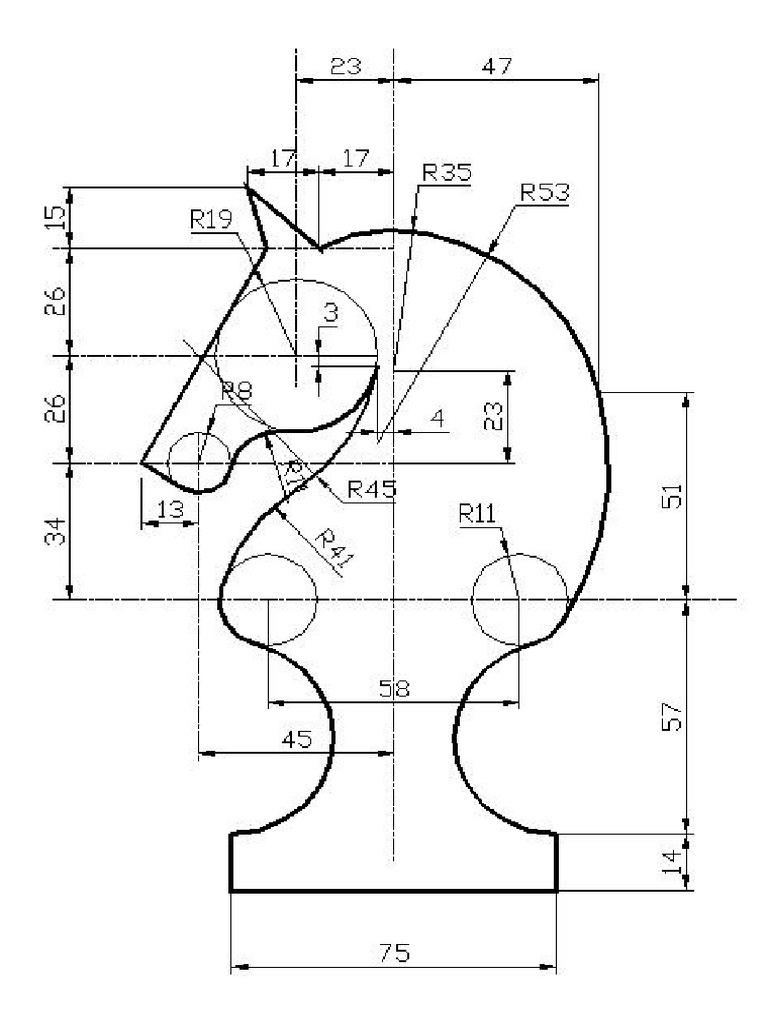 Ejercicio Sketcher Catia v5 | PDF