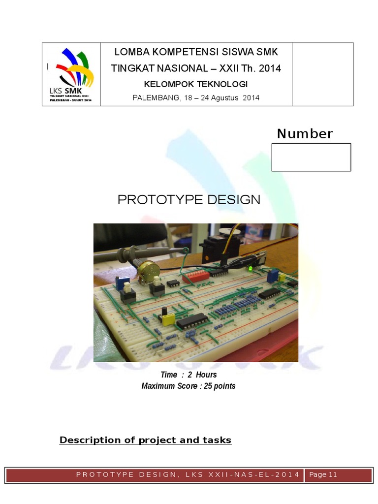 Soal Prototype Design Lks 2014 | PDF | Electronic Circuits | Power Supply
