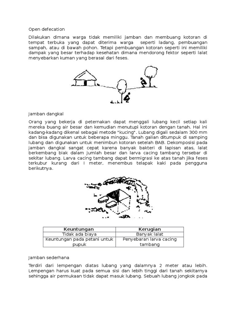 Jenis Jamban | PDF | Sains & Matematika | Teknologi & Rekayasa