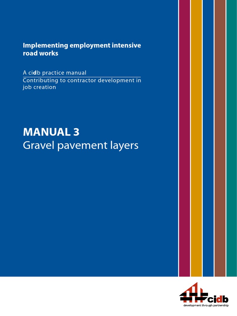 Manual 3 - Gravel Pavement Layers PDF | PDF | Road | Occupational ...