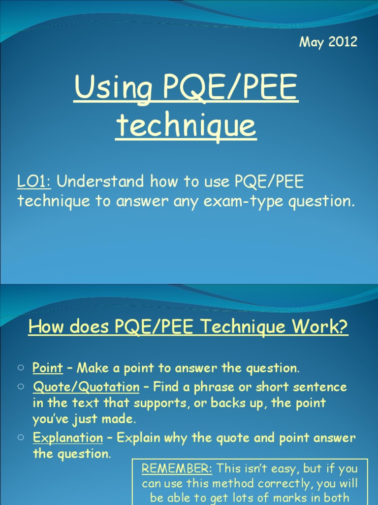 Using PQE Technique | PDF