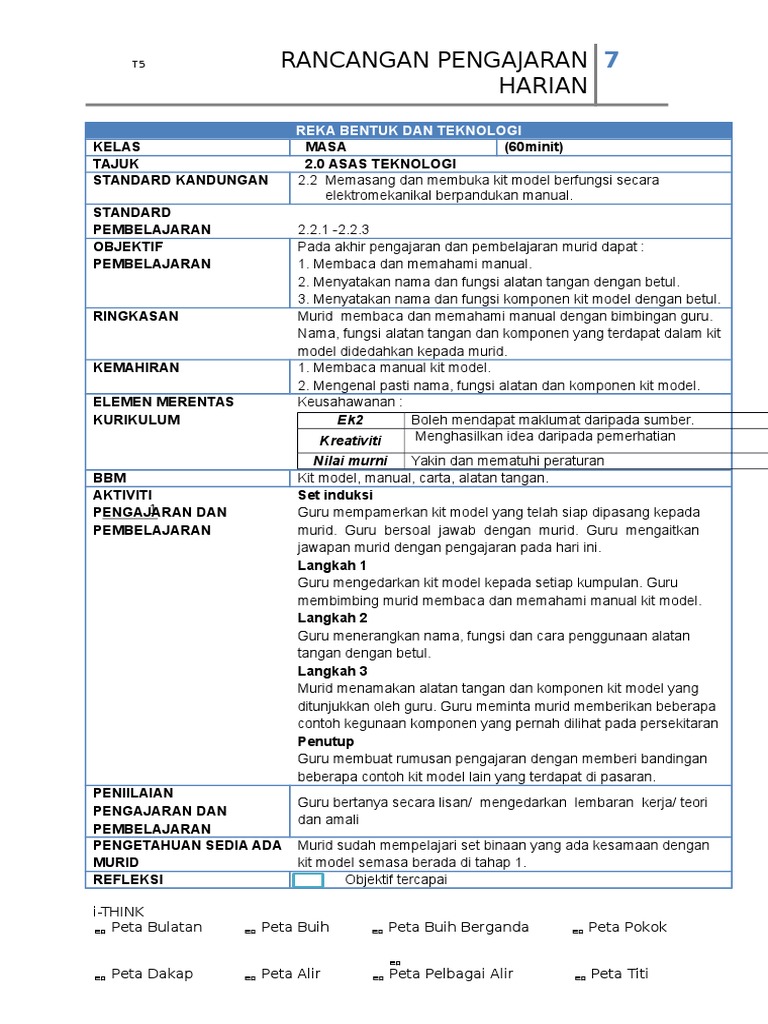 RPH RBT Tahun 5 | PDF | Seni