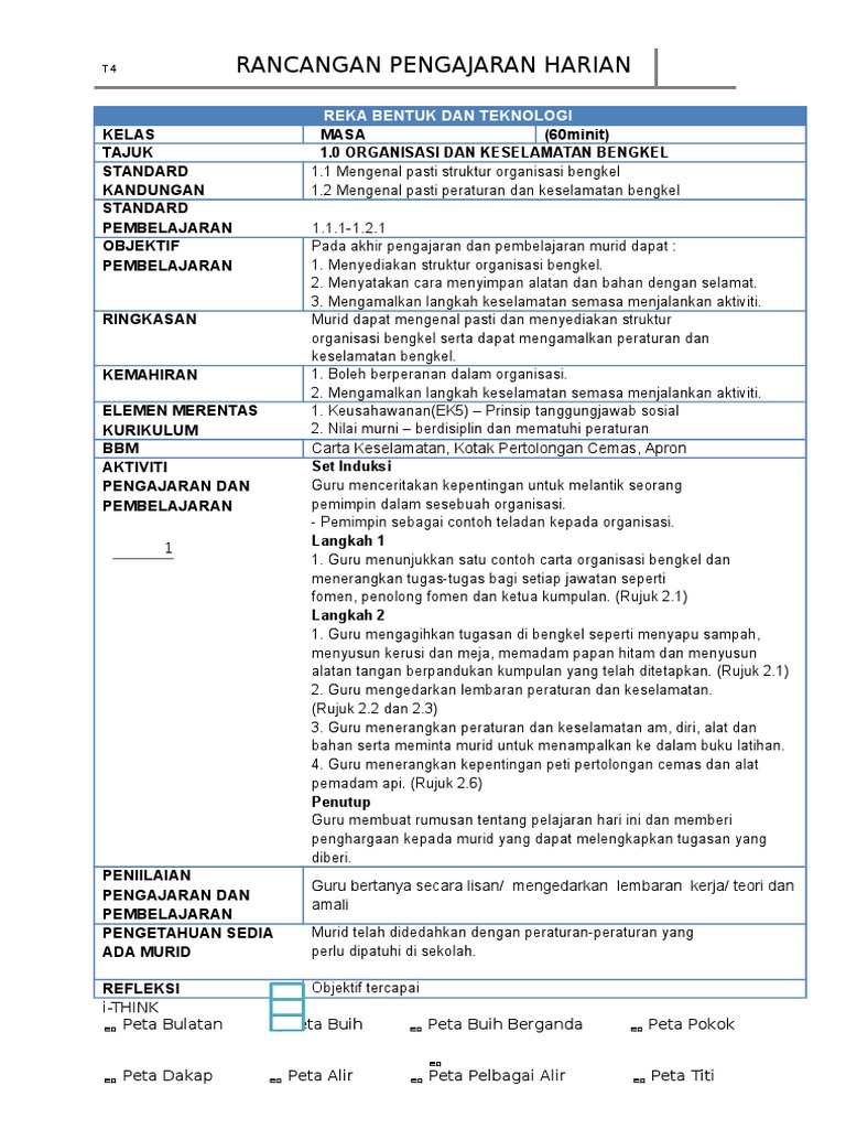 RPH RBT Tahun 4 | PDF