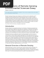 Remote Sensing Techniques and GIS - Lecture Notes, Study Material and ...