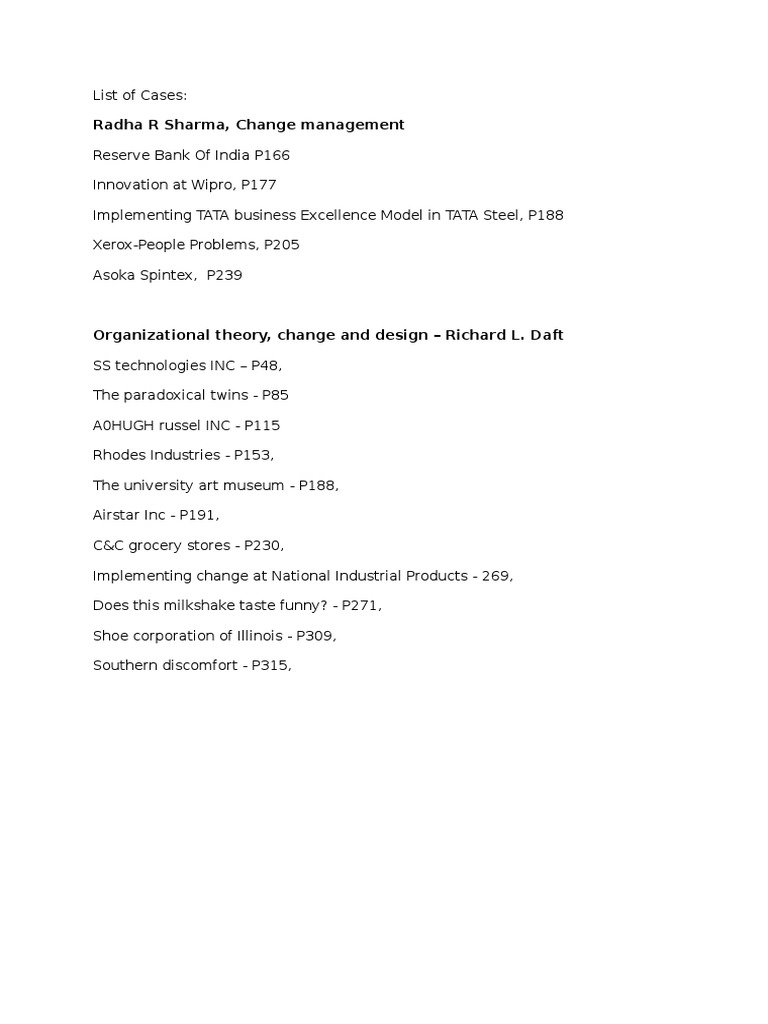 Business Case Studies Compilation | PDF