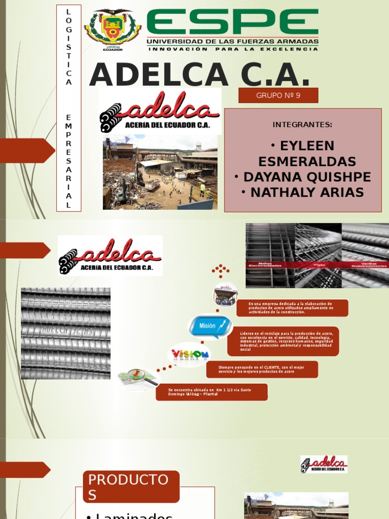 Productos y Servicios de ADELCA C.A. | PDF | Acero | Industrias