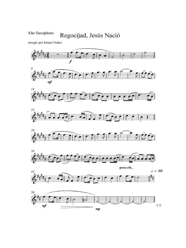 Regocijad Jesus Nacio - Banda | PDF